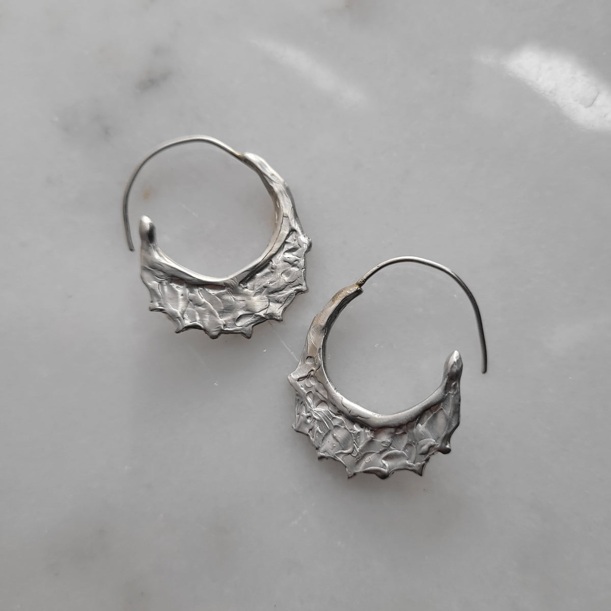 Twisted Hoops– Ruby Pierce Jewelry